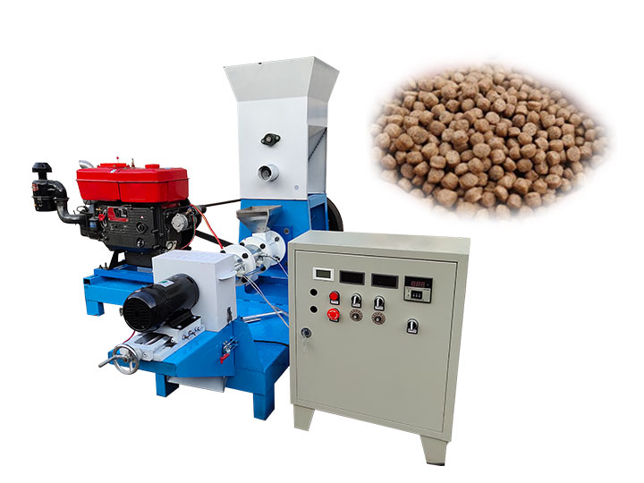 Dry type fish feed extruder丨fish feed pelleting machine